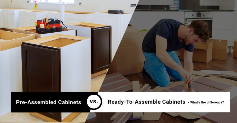 Pre-Assembled Cabinets vs. Ready-To-Assemble Cabinets - What's the difference? | CabinetCorp